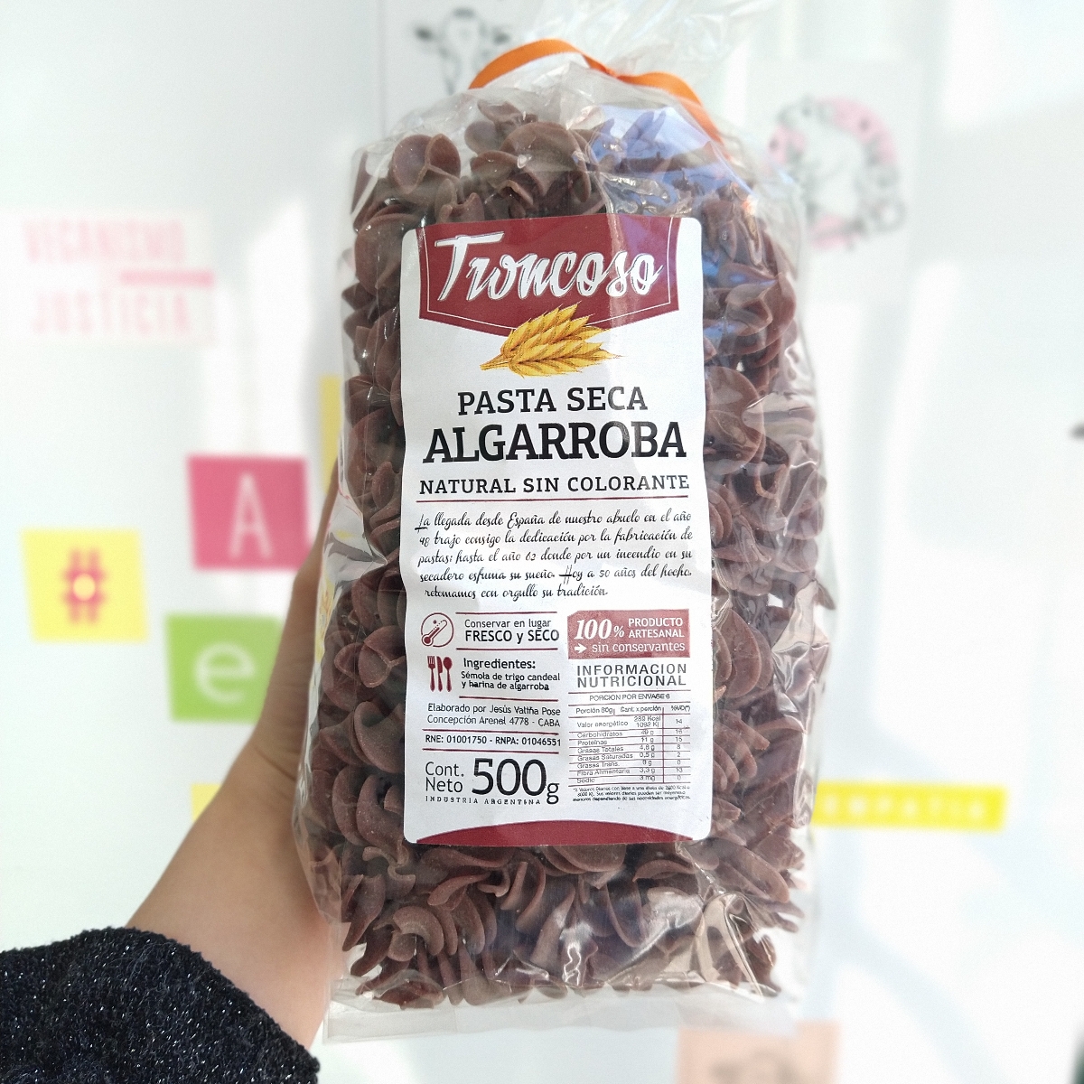 Pasta Seca Algarroba from Troncoso - Vegan Product Reviews & Ratings ...