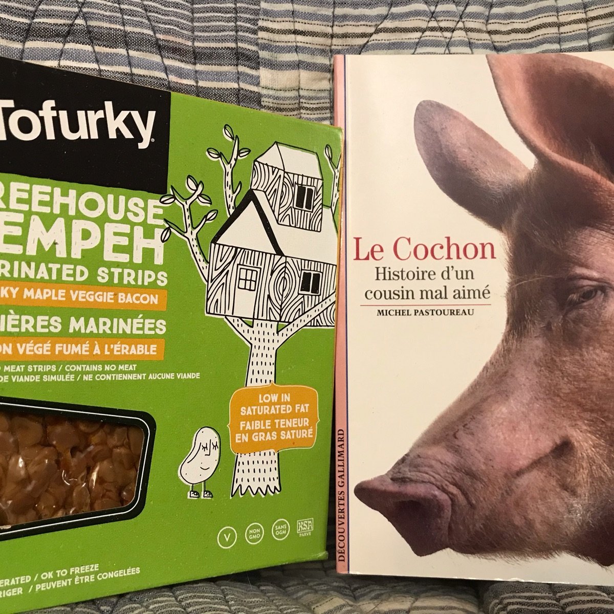 Treehouse Tempeh Smoky Maple Bacon Marinated Strips from Tofurky ...