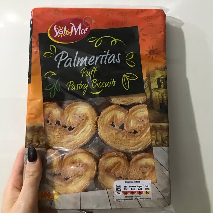 Sol & Mar Palmeritas puff pastry biscuits Review | abillion
