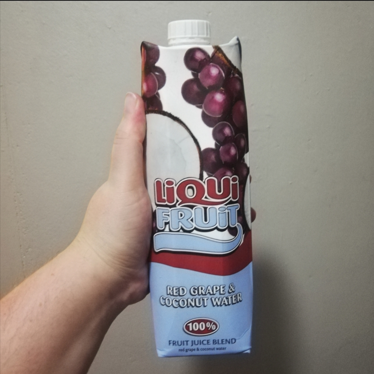 Red grape and coconut water from Liqui fruit - Vegan Product Reviews ...