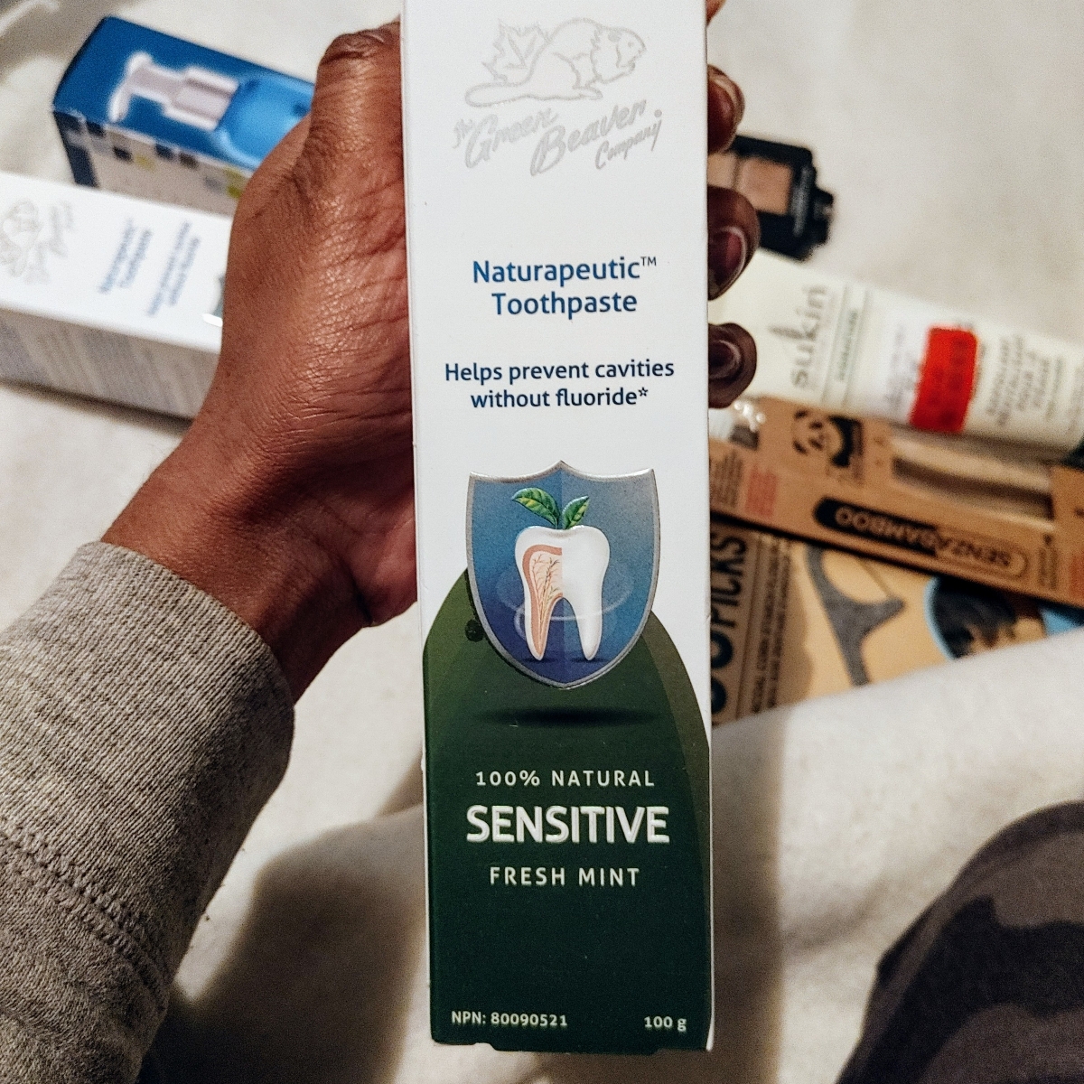 Naturapeutic Toothpaste. Sensitive. from The Green Beaver company ...