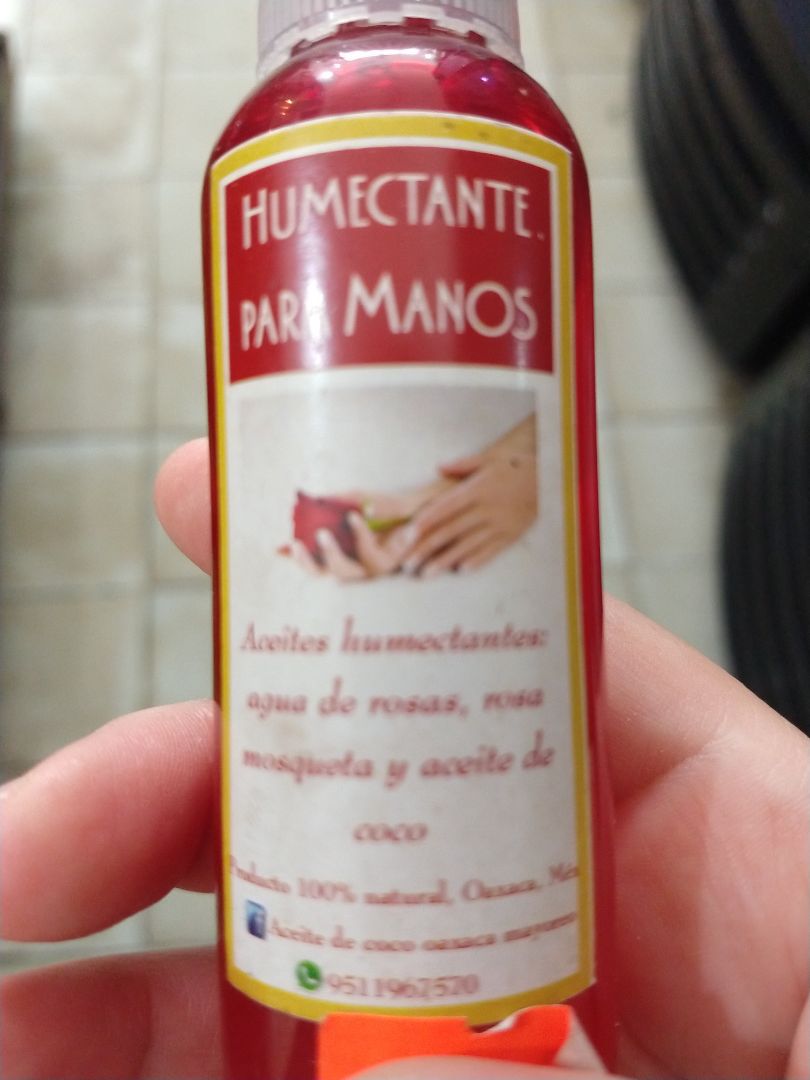 Humectante de manos from Aceite de coco Oaxaca - Vegan Product Reviews ...