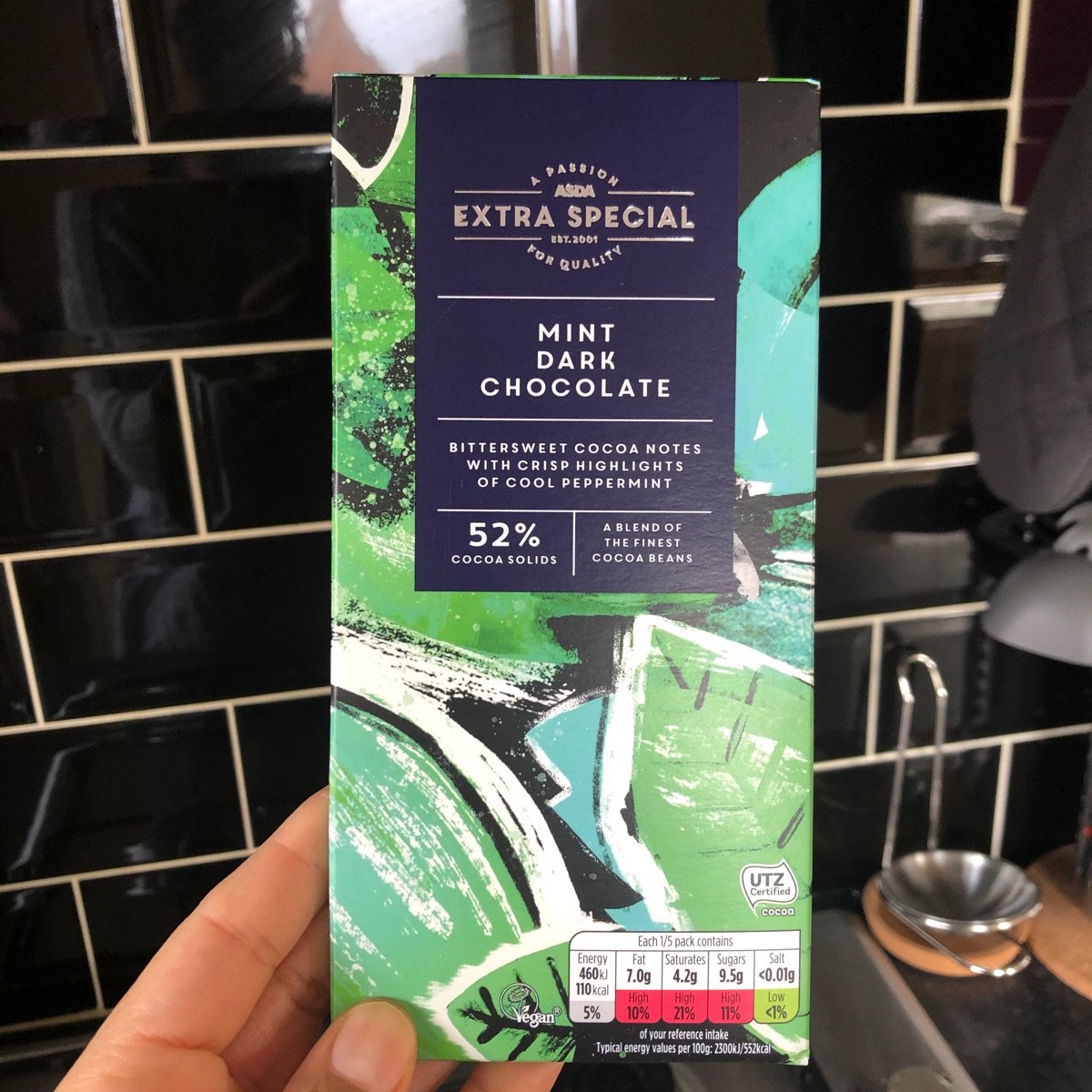 Mint Dark Chocolate from ASDA - Vegan Product Reviews & Ratings | abillion