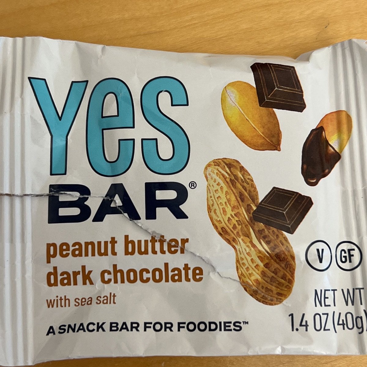 Peanut butter and dark chocolate from YES Bar - Vegan Product Reviews ...