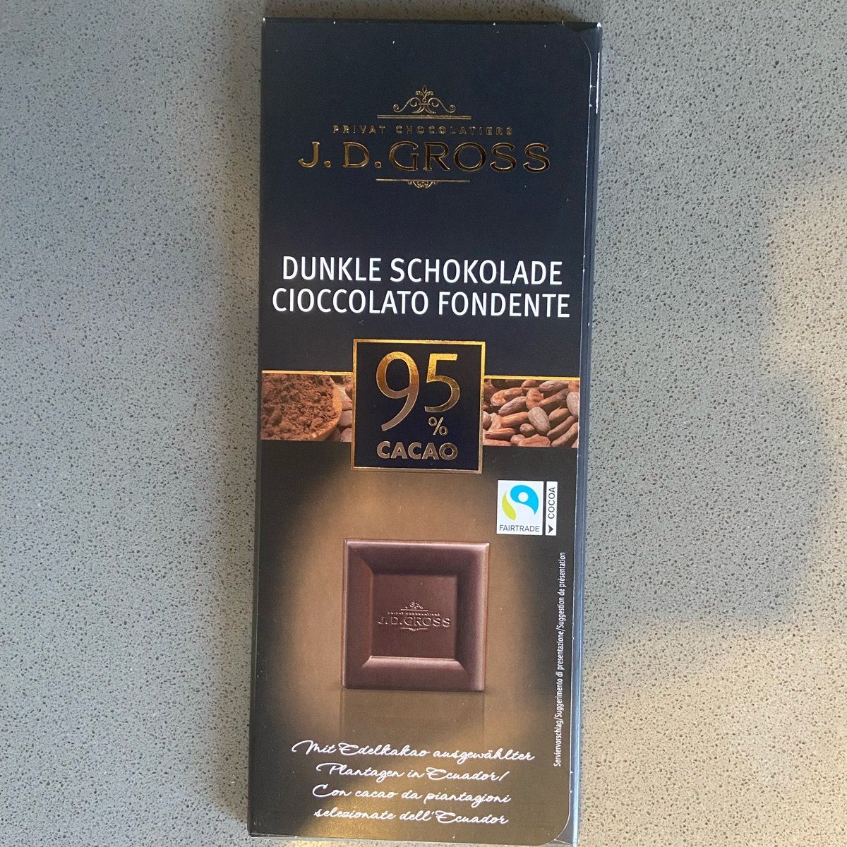 J. D. Gross Cioccolato Fondente 95% Reviews | abillion