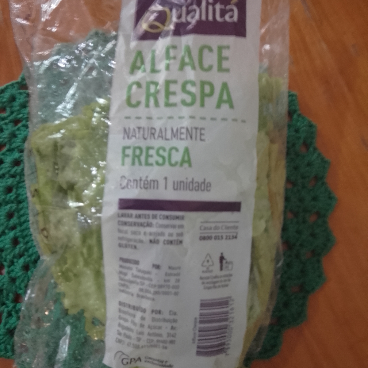 Alface Crespa from Qualitá - Vegan Product Reviews & Ratings | abillion