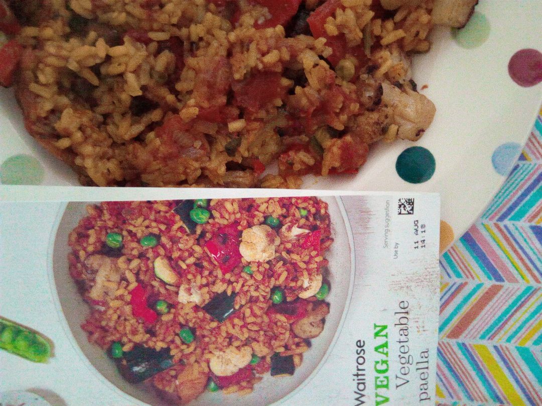 Vegan paella from Waitrose - Vegan Product Reviews & Ratings | abillion