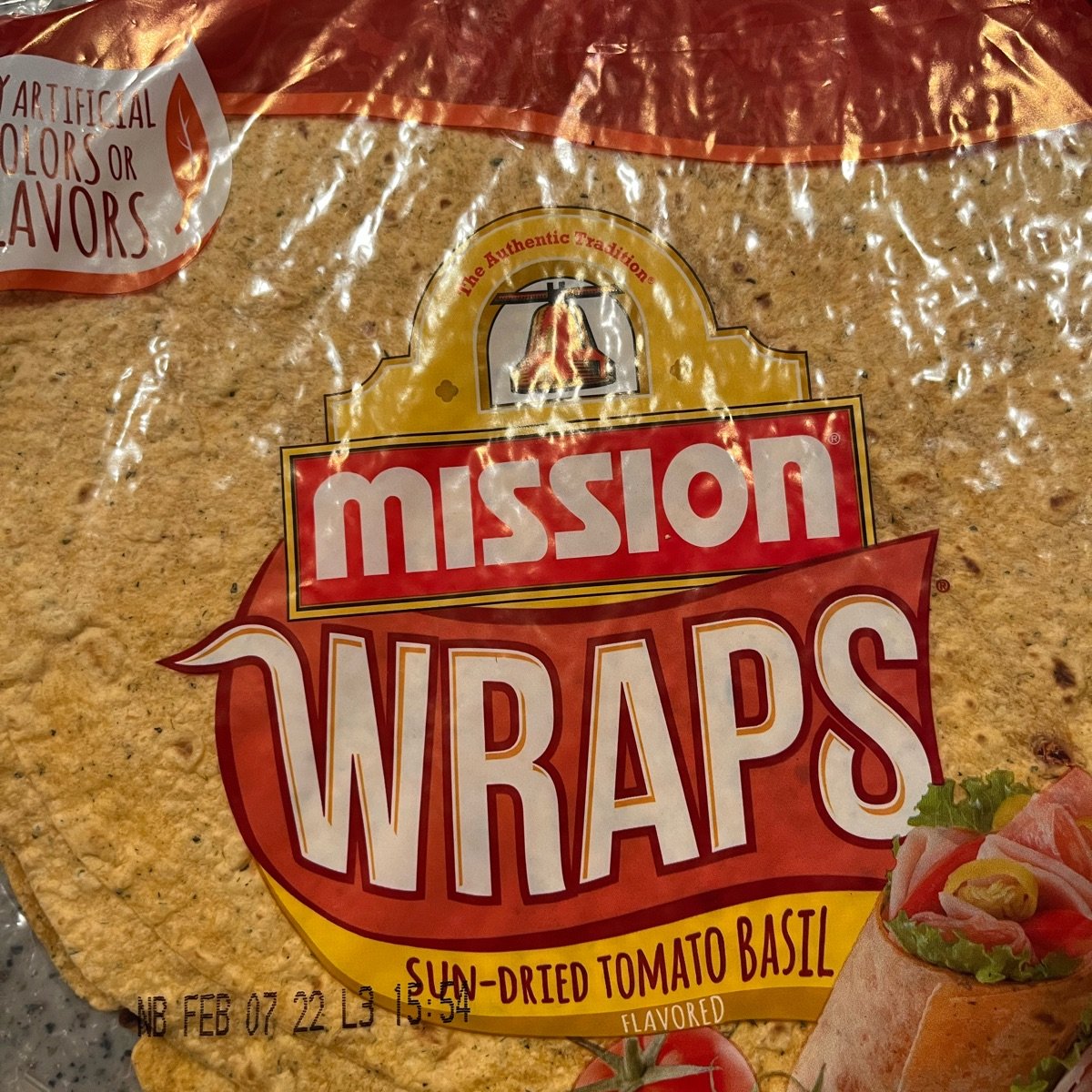 Sun-Dried Tomato Basil Wrap from Mission Foods - Vegan Product Reviews ...
