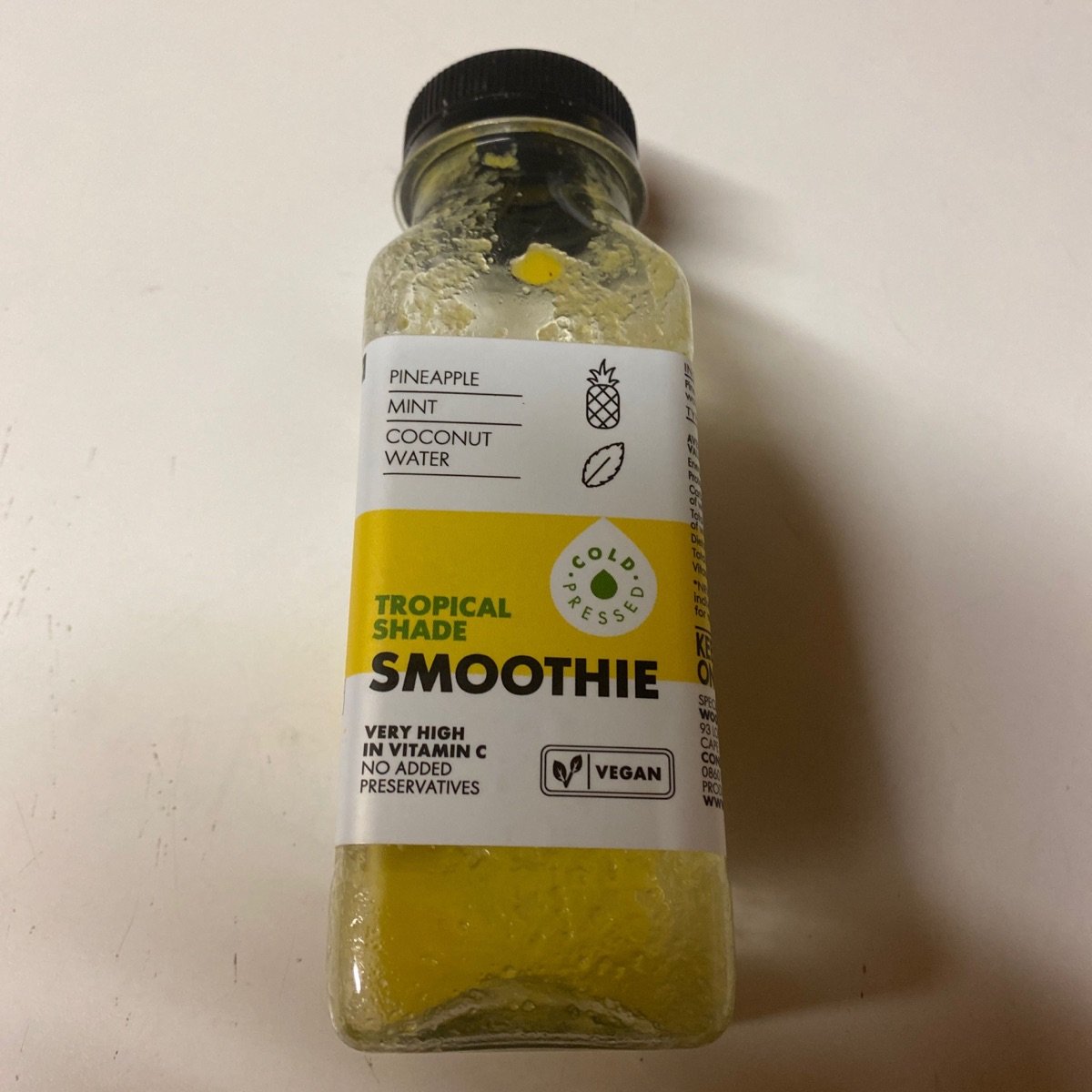 Tropical Shade Smoothie from Woolworths Food - Vegan Product Reviews ...