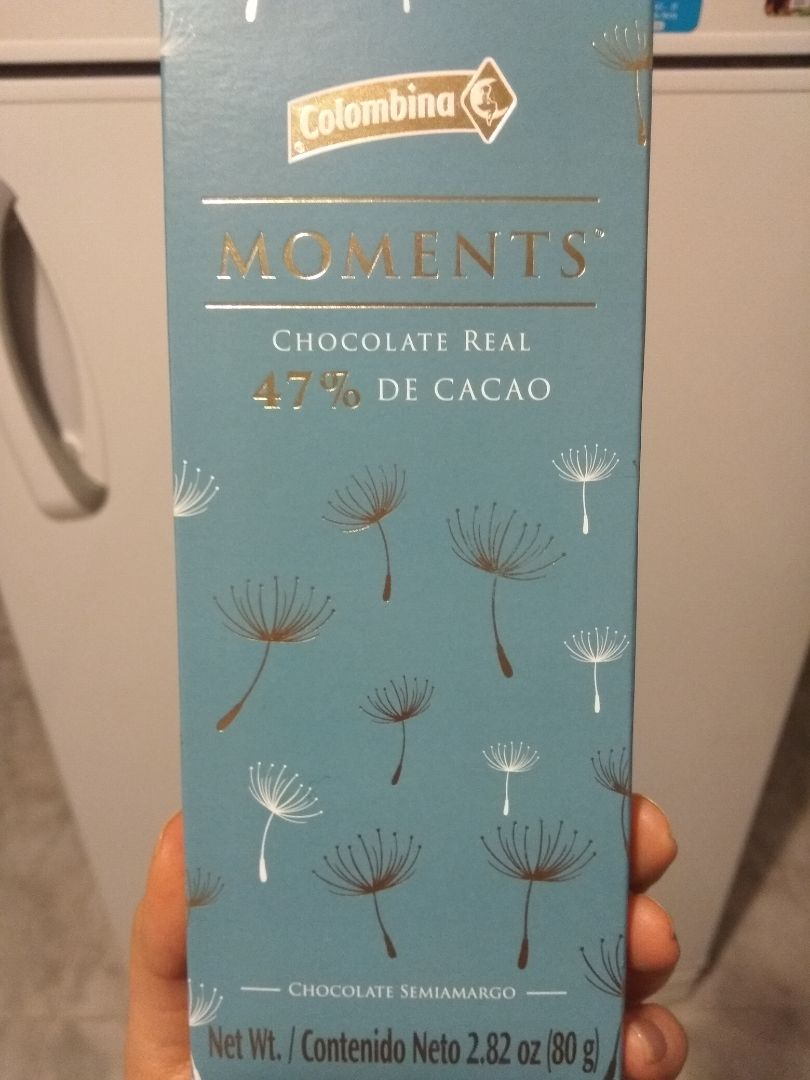 Moments Chocolate Real 47% Cacao from Colombina - Vegan Product Reviews ...