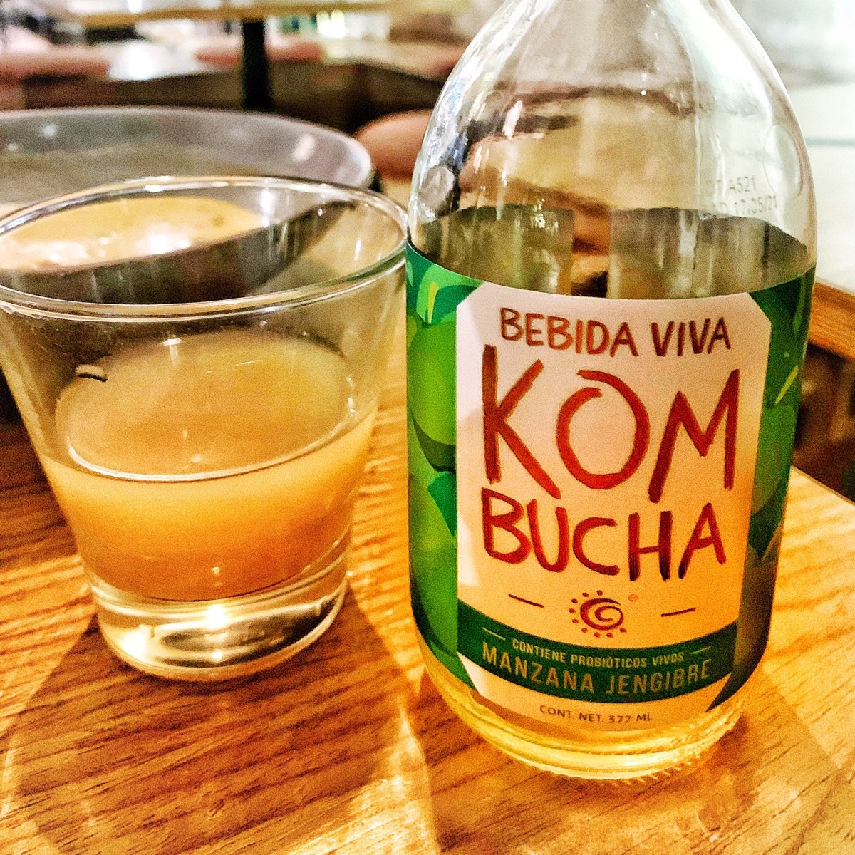 Kombucha manzana jengibre from Bebida viva - Vegan Product Reviews ...