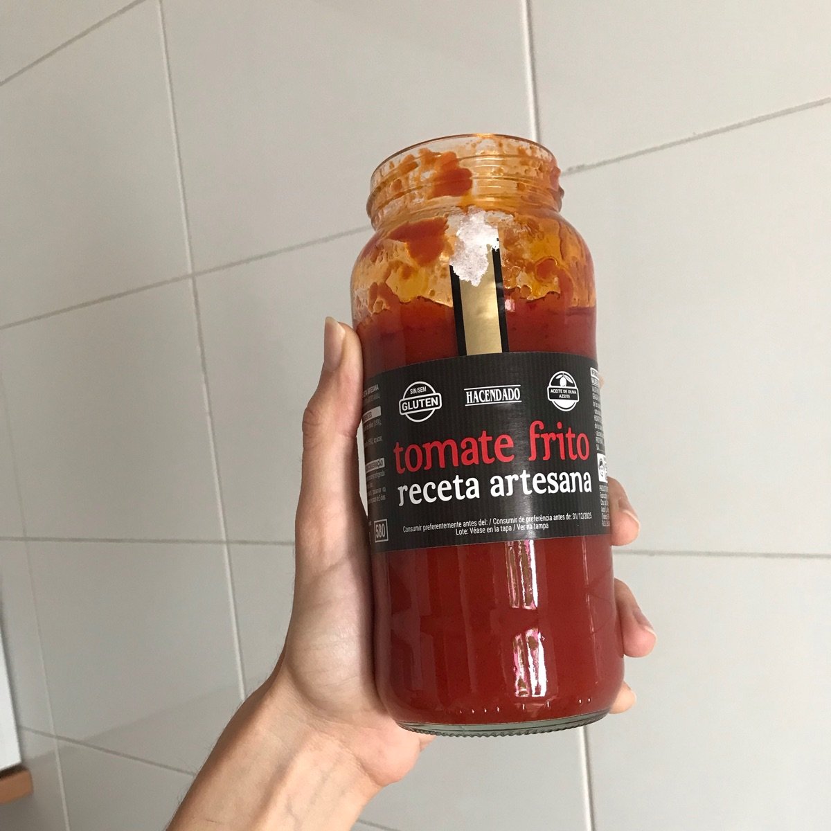 Tomate frito receta artesana from Hacendado - Vegan Product Reviews ...