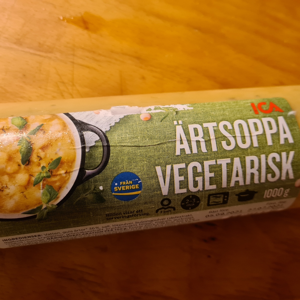 Ärtsoppa vegetarisk from Inca - Vegan Product Reviews & Ratings | abillion
