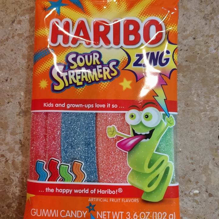 Haribo Sour Streamers Zing Review | abillion