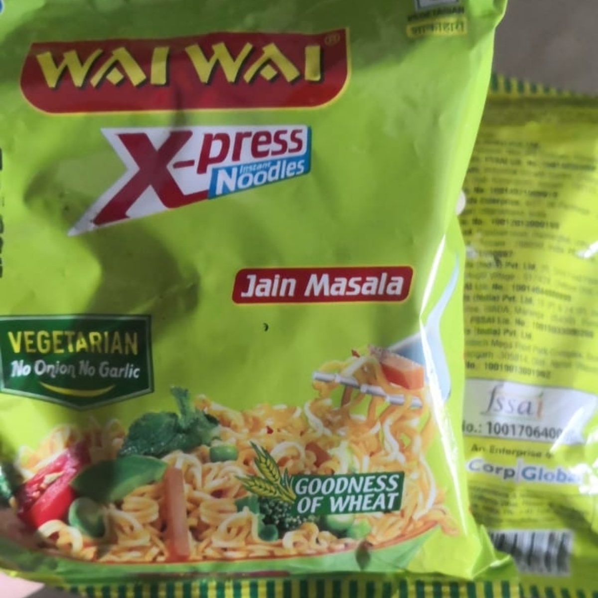 Jain noodles from Wai Wai - Vegan Product Reviews & Ratings | abillion