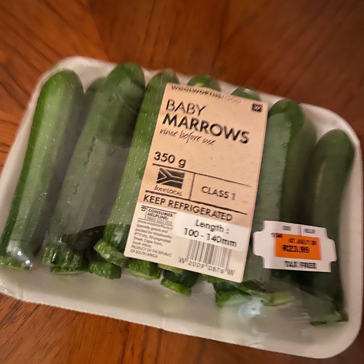 Baby Marrows from Woolworths Food - Vegan Product Reviews & Ratings ...