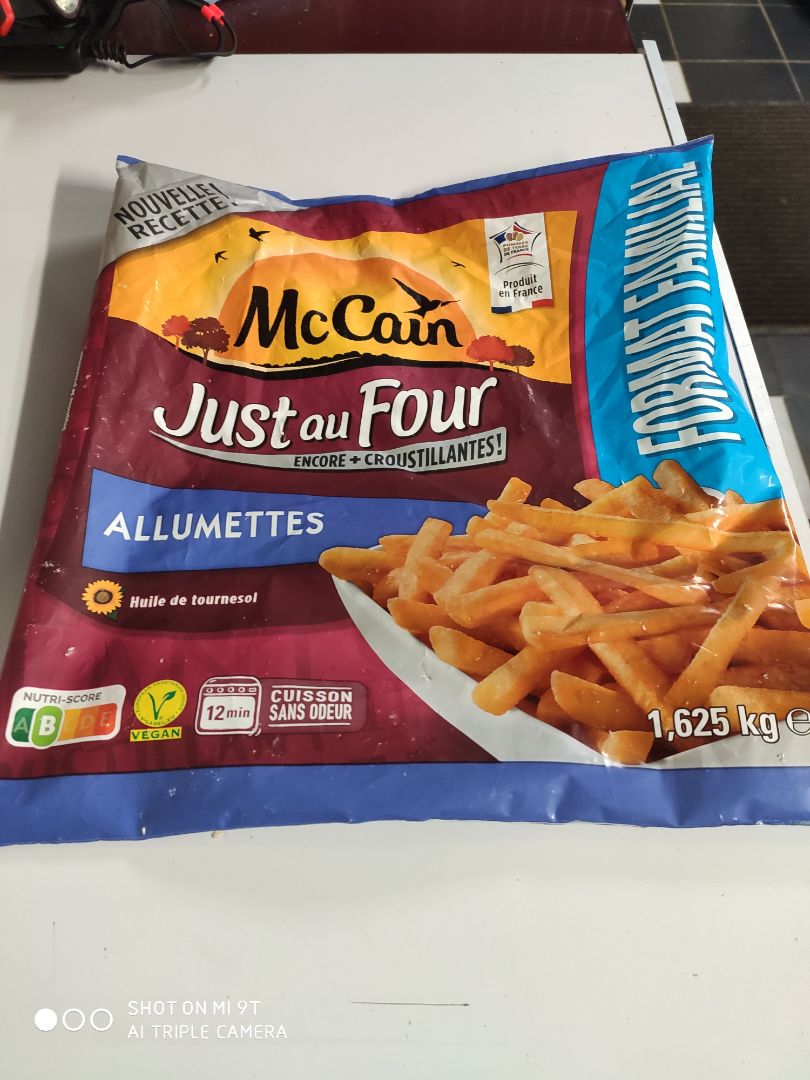 Frites Au Four Mccain Temps Cuisson