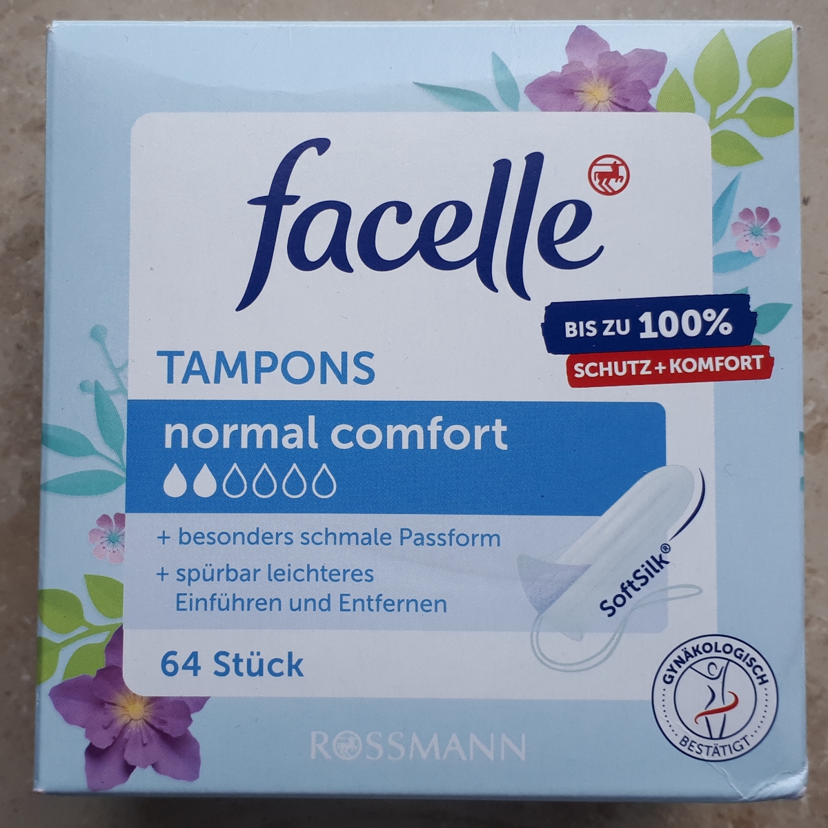 Tampons normal comfort from Facelle - Vegan Product Reviews & Ratings ...