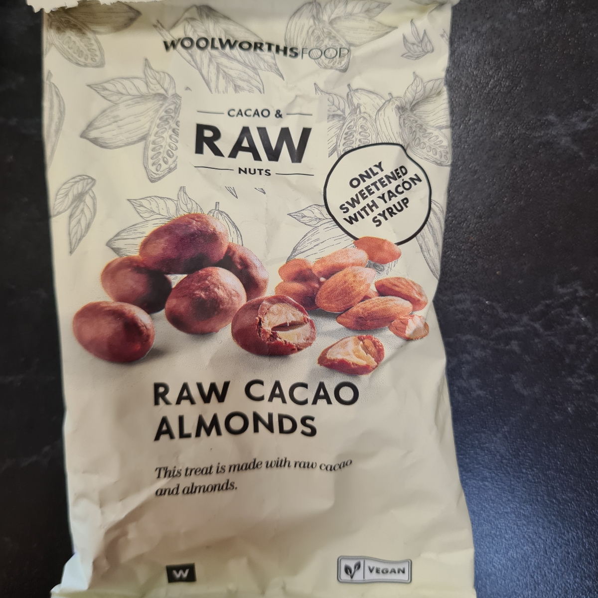 Raw cacao almonds from Woolworths Food - Vegan Product Reviews ...