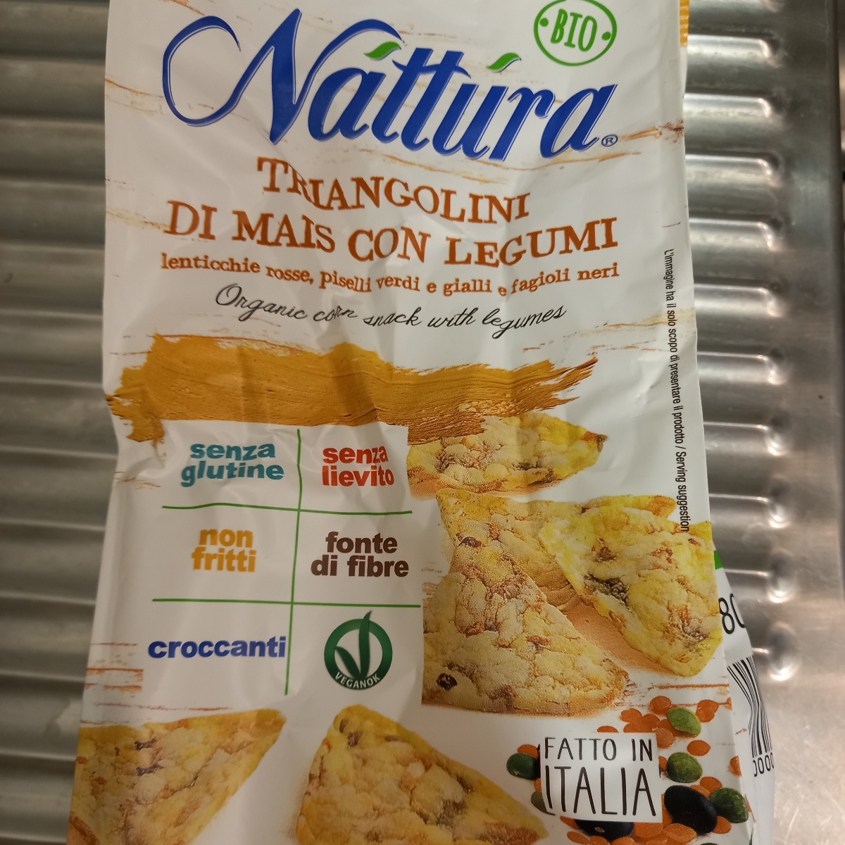 Triangolini di mais con legumi from Nattura - Vegan Product Reviews ...