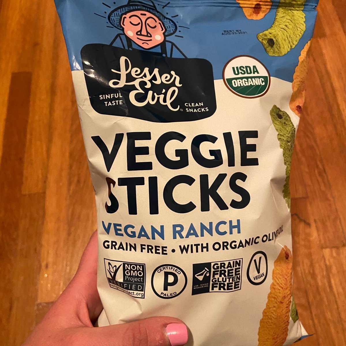 Veggie sticks from Lesser Evil Snacks - Vegan Product Reviews & Ratings ...