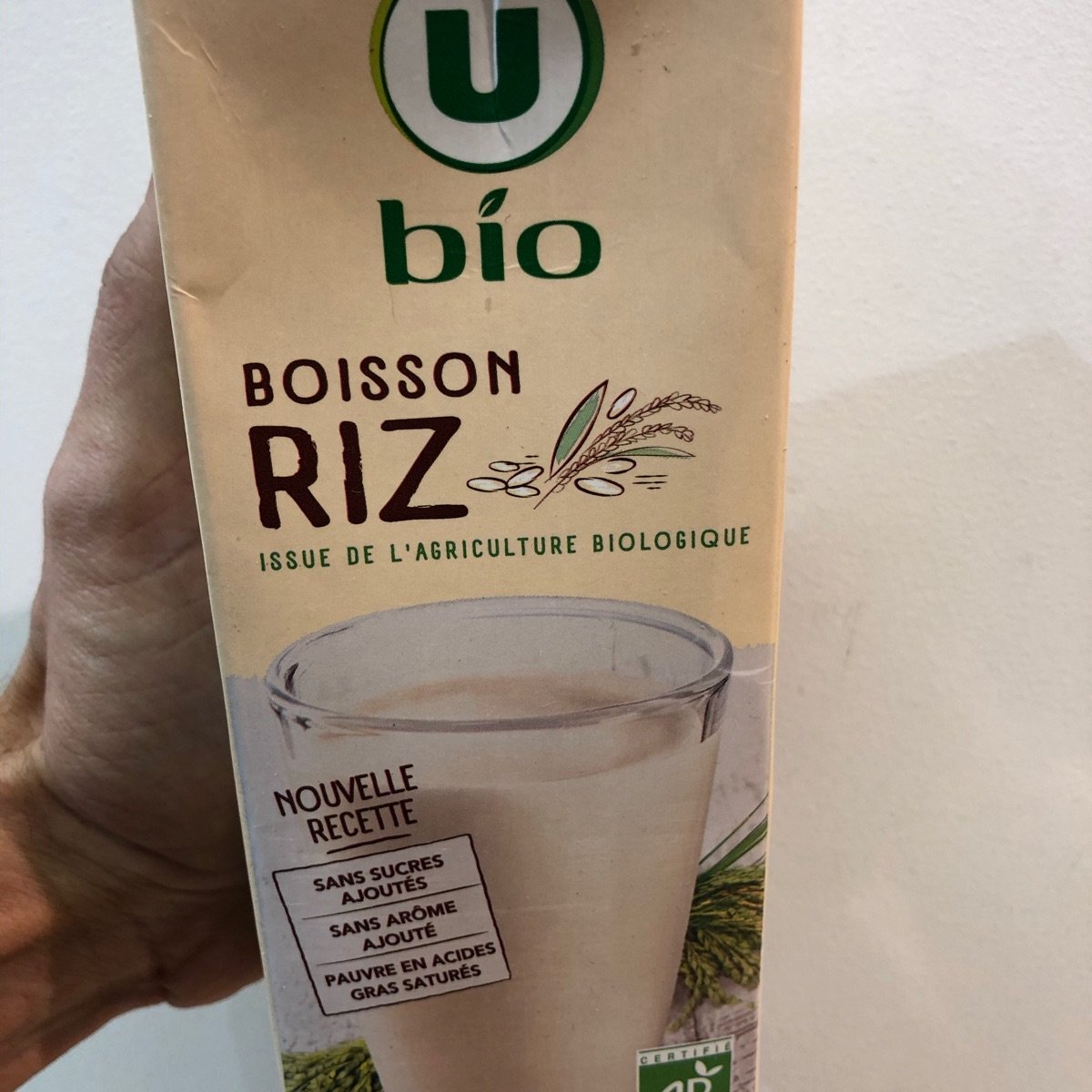 Boisson riz (bebida de arroz) bio from Leclerc - Vegan Product Reviews ...