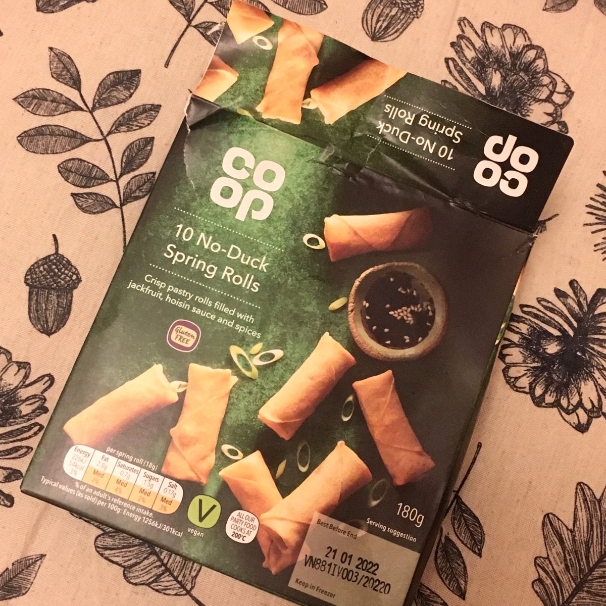 No-Duck Spring Rolls from Coop - Vegan Product Reviews & Ratings | abillion