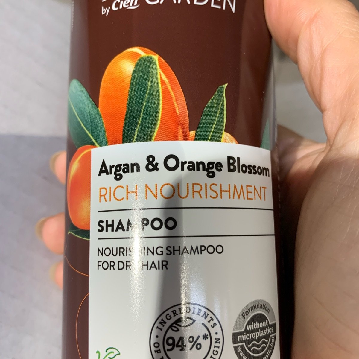 Shampoo argan and orange from Cien - Vegan Product Reviews & Ratings ...