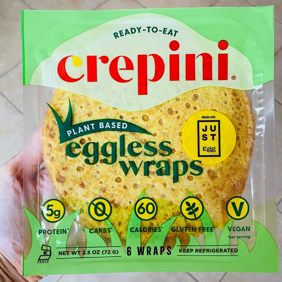 Plant Based Eggless Wraps from Crepini - Vegan Product Reviews ...