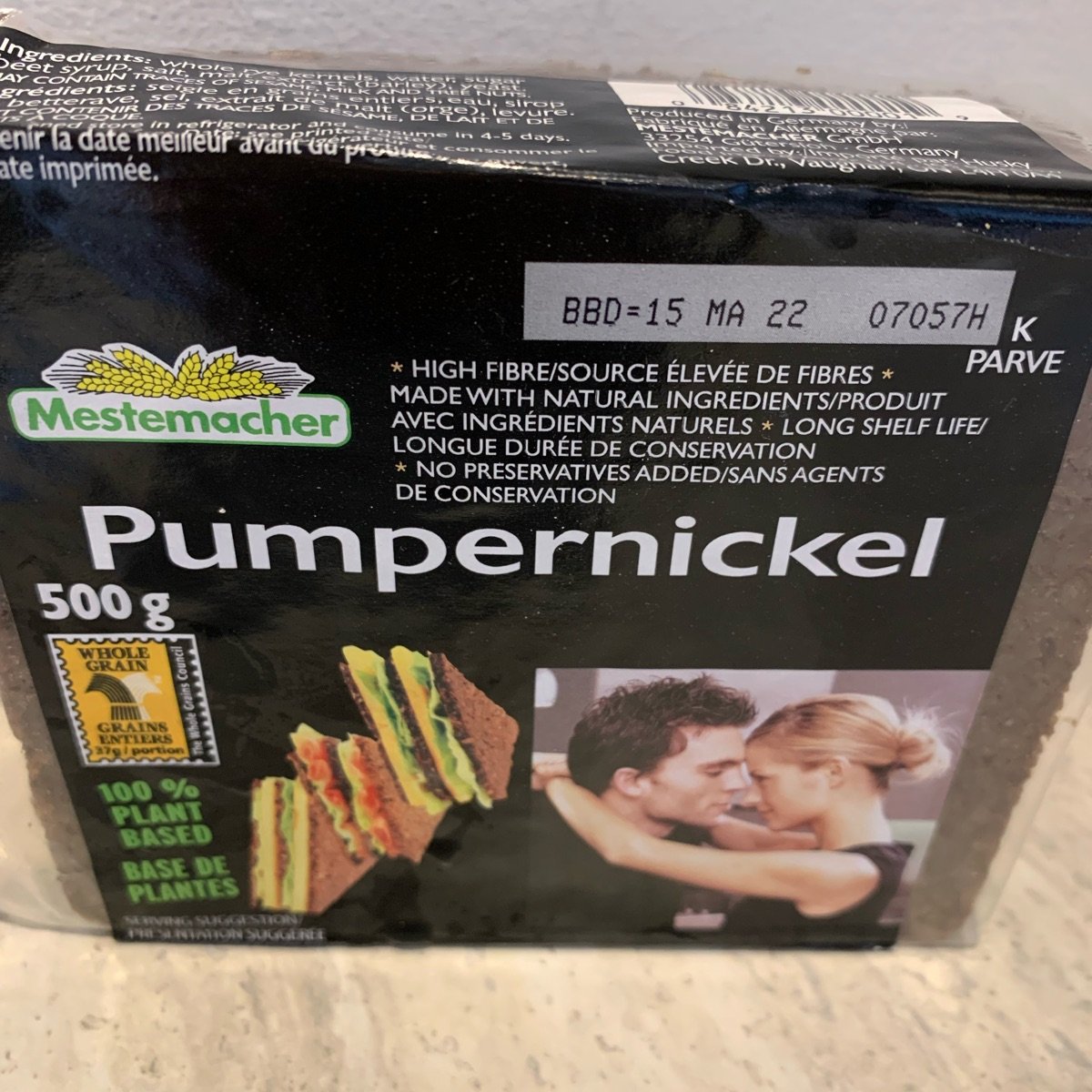 Pumpernikiel from Mestemacher - Vegan Product Reviews & Ratings | abillion