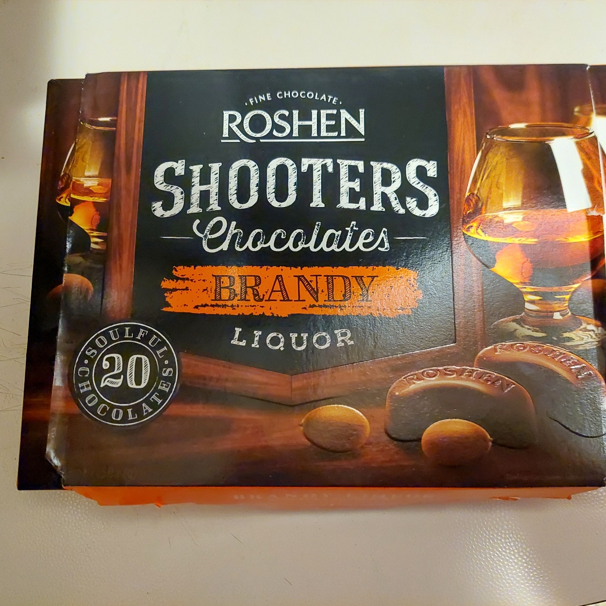 Shooters Chocolates Brandy Liquor from Roshen - Vegan Product Reviews ...