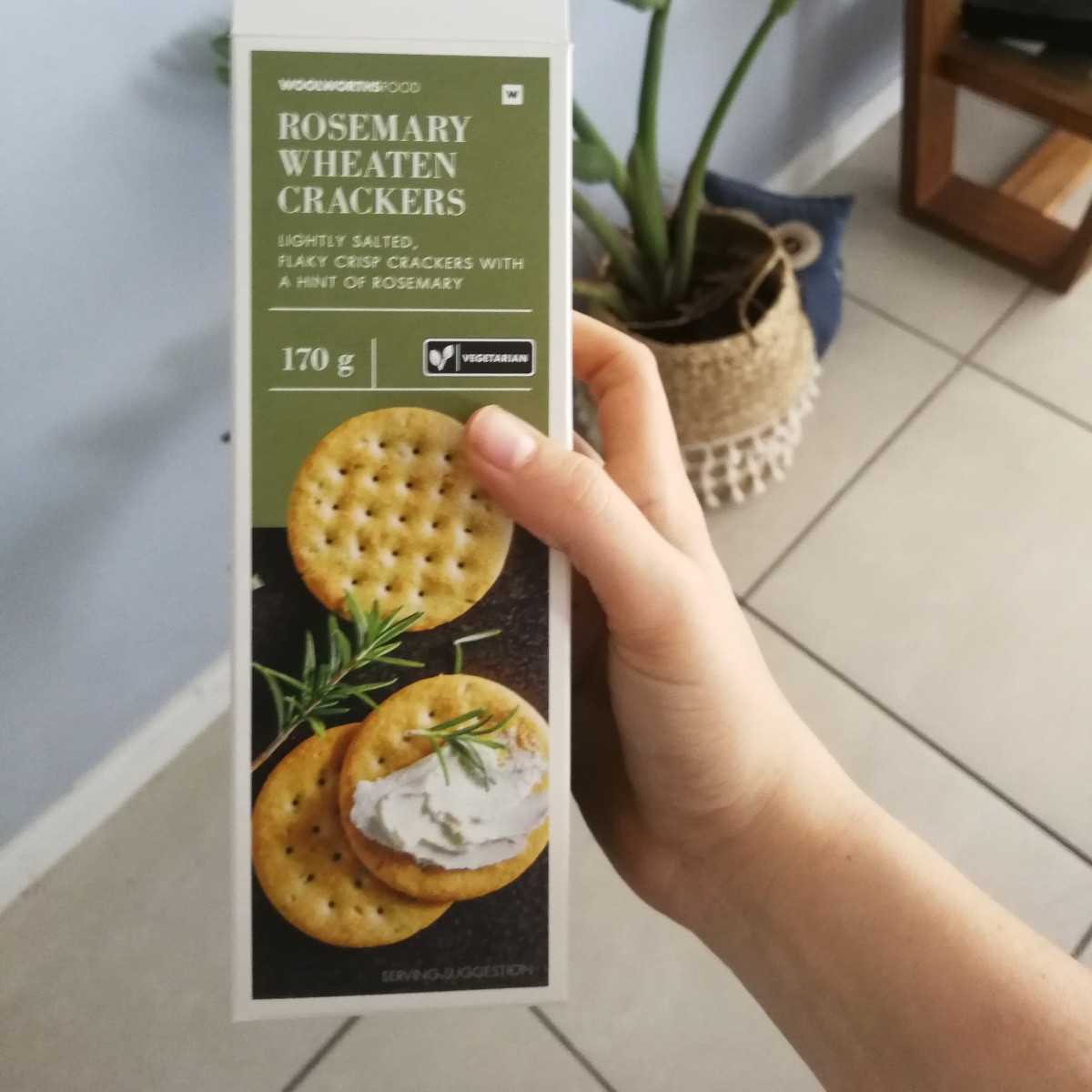 Rosemary Wheaten Crackers from Woolworths Food - Vegan Product Reviews ...