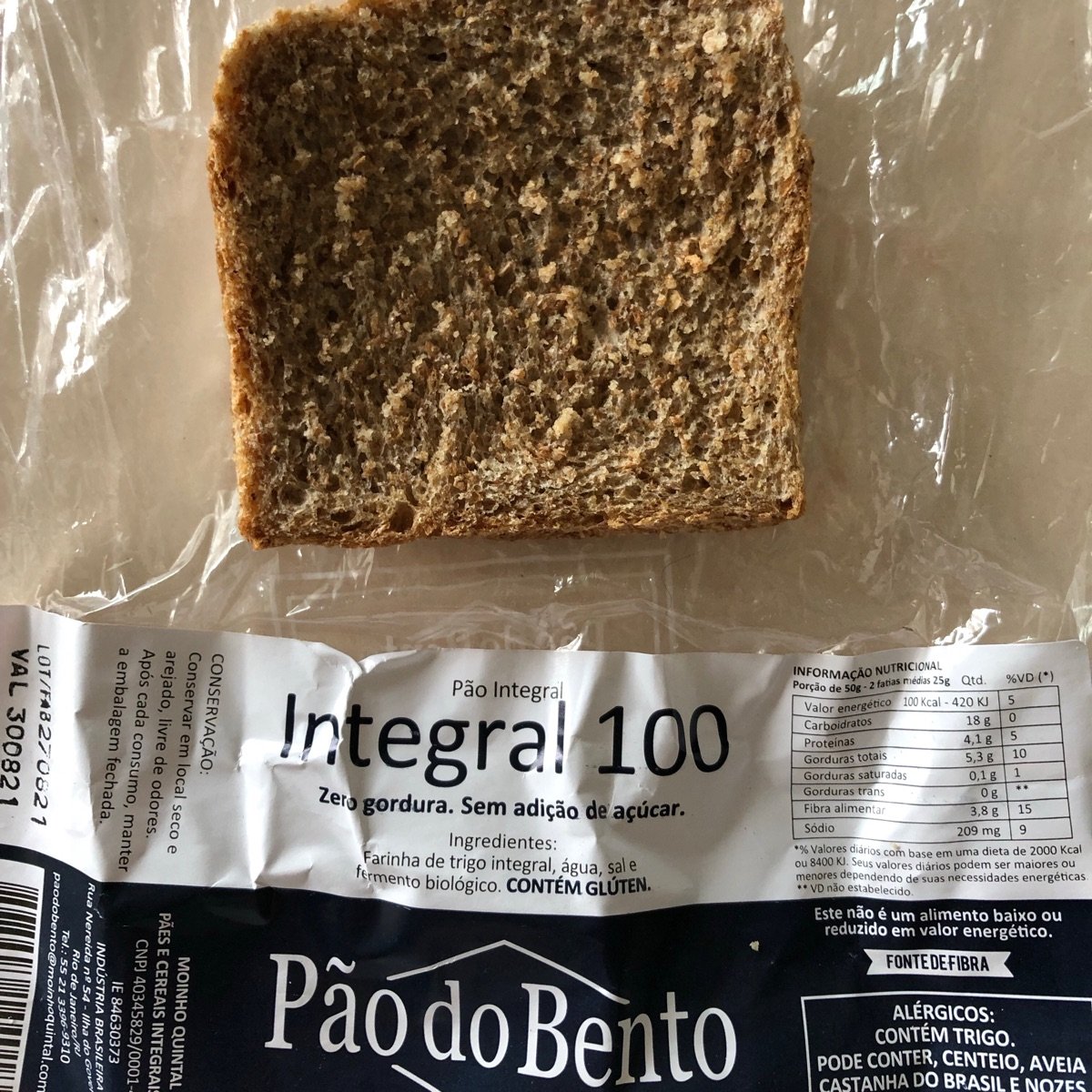 Pão do Bento Pão Integral 100 Reviews | abillion