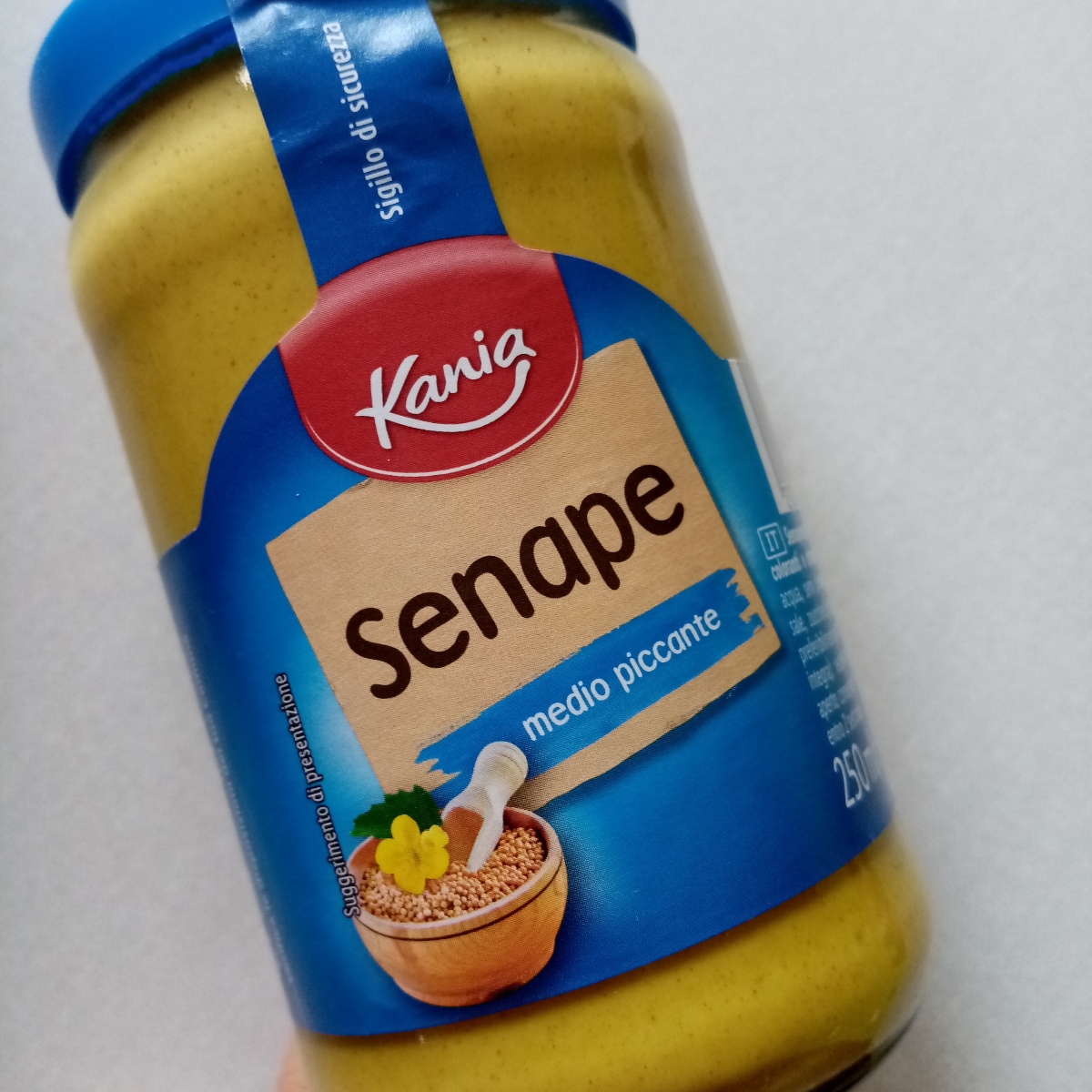 Mosterd senape medio piccante from Kania - Vegan Product Reviews ...