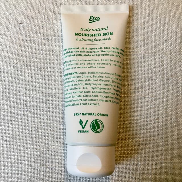 Truly Natural Nourished Skin - Hydrating Face Mask from Etos - Vegan ...