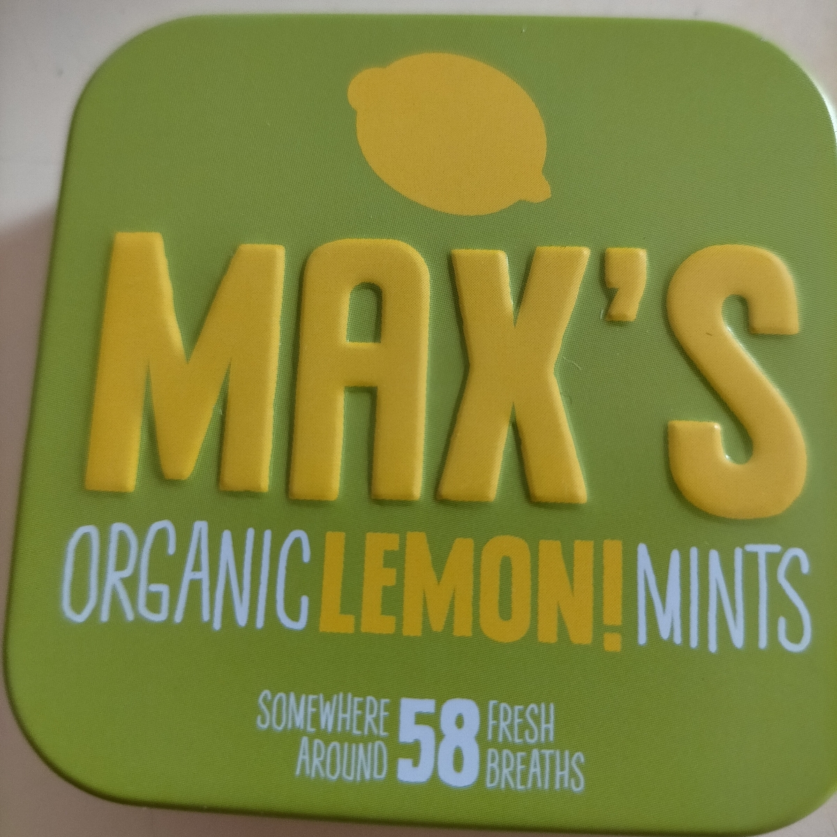 Organic Lemon! Mints from Max’s - Vegan Product Reviews & Ratings ...