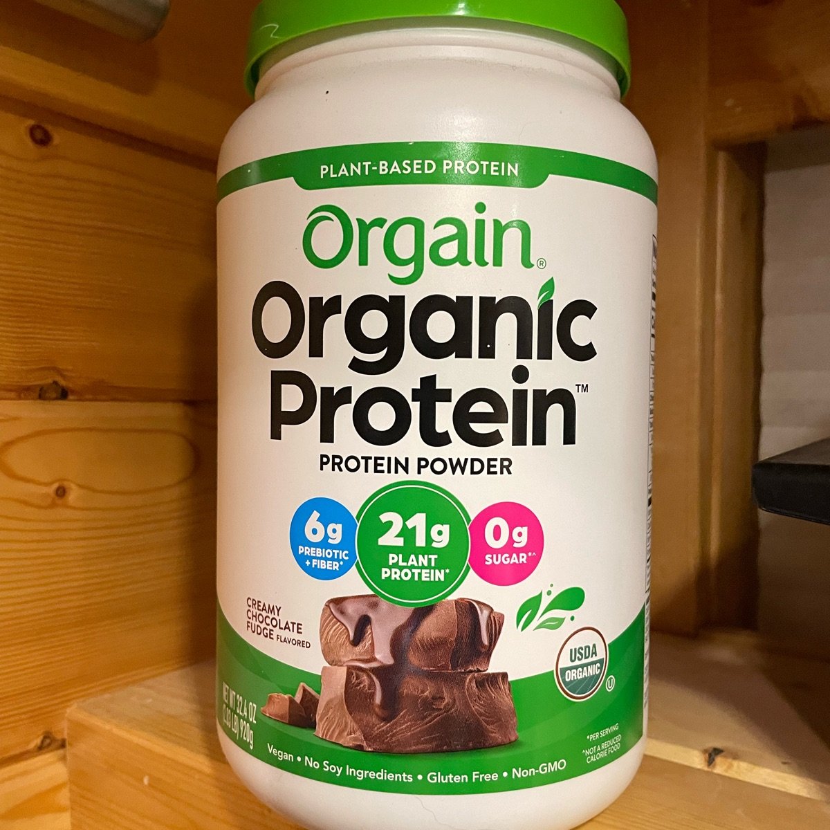 Organic Plant Based Protein Powder Creamy Chocolate Fudge at Orgain ...