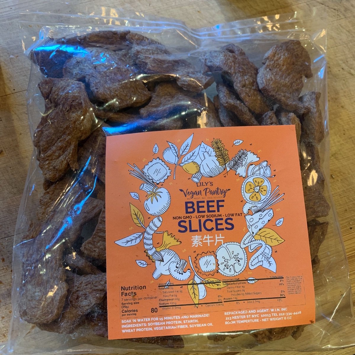 Lily’s vegan pantry beef slices from Lily's vegan pantry - Vegan Product Reviews & Ratings ...