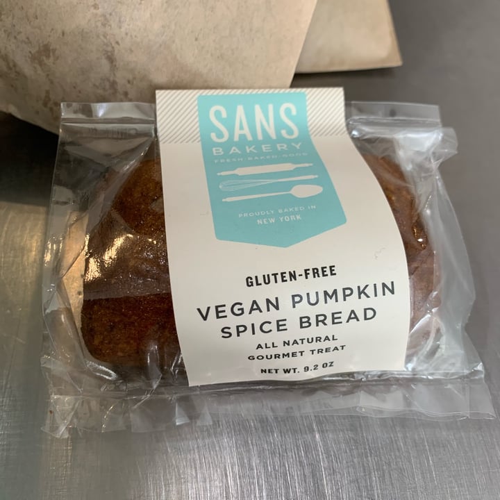 Sans Bakery Vegan Pumpkin Spice Bread Review | abillion