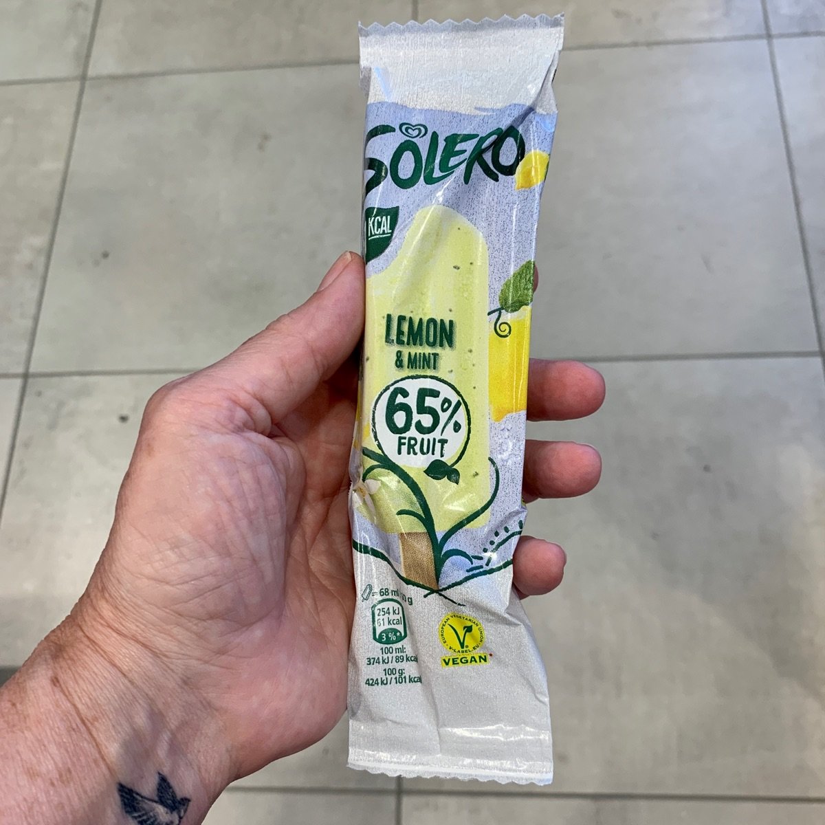 Solero Lemon & Mint from Magnum - Vegan Product Reviews & Ratings ...