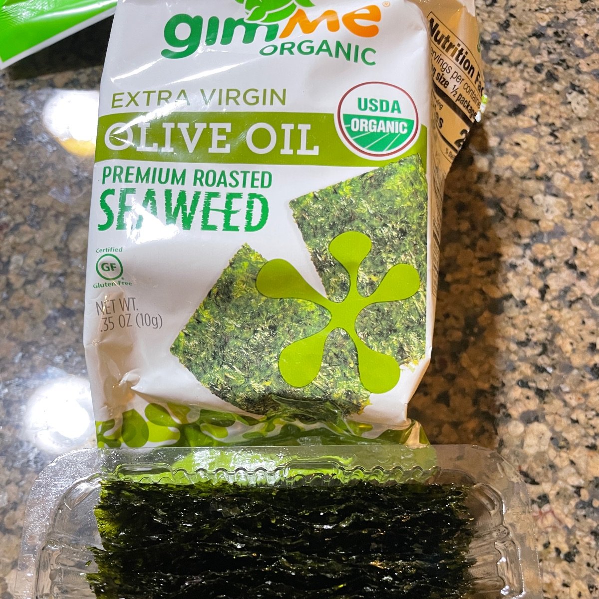 olive oil premium roasted seaweed from Gimme Organic - Vegan Product ...