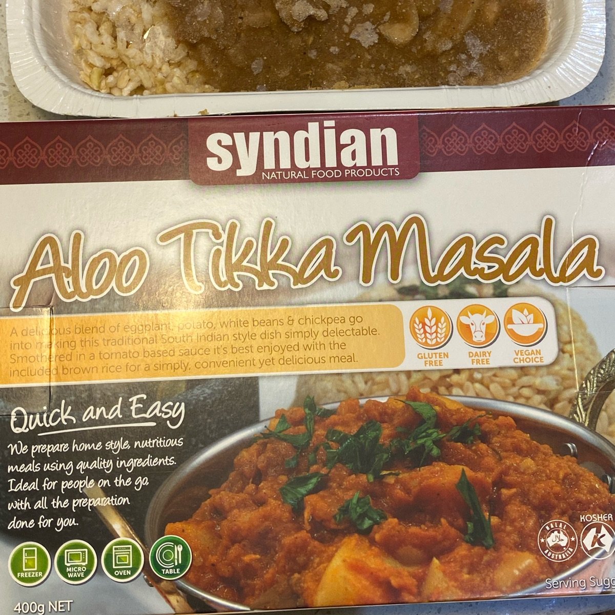 Aloo Tikka Masala from Syndian - Vegan Product Reviews & Ratings | abillion