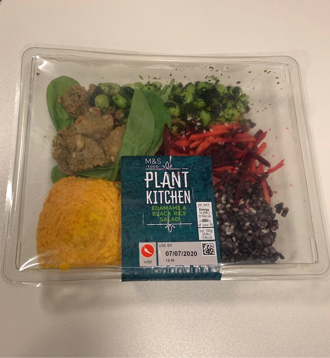 Plant Kitchen Edamame & Black Rice Salad from Plant Kitchen (M&S ...