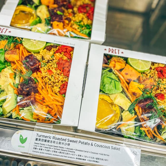 Pret A Manger, Hong Kong – Top Rated Vegan Dishes & Reviews | abillion