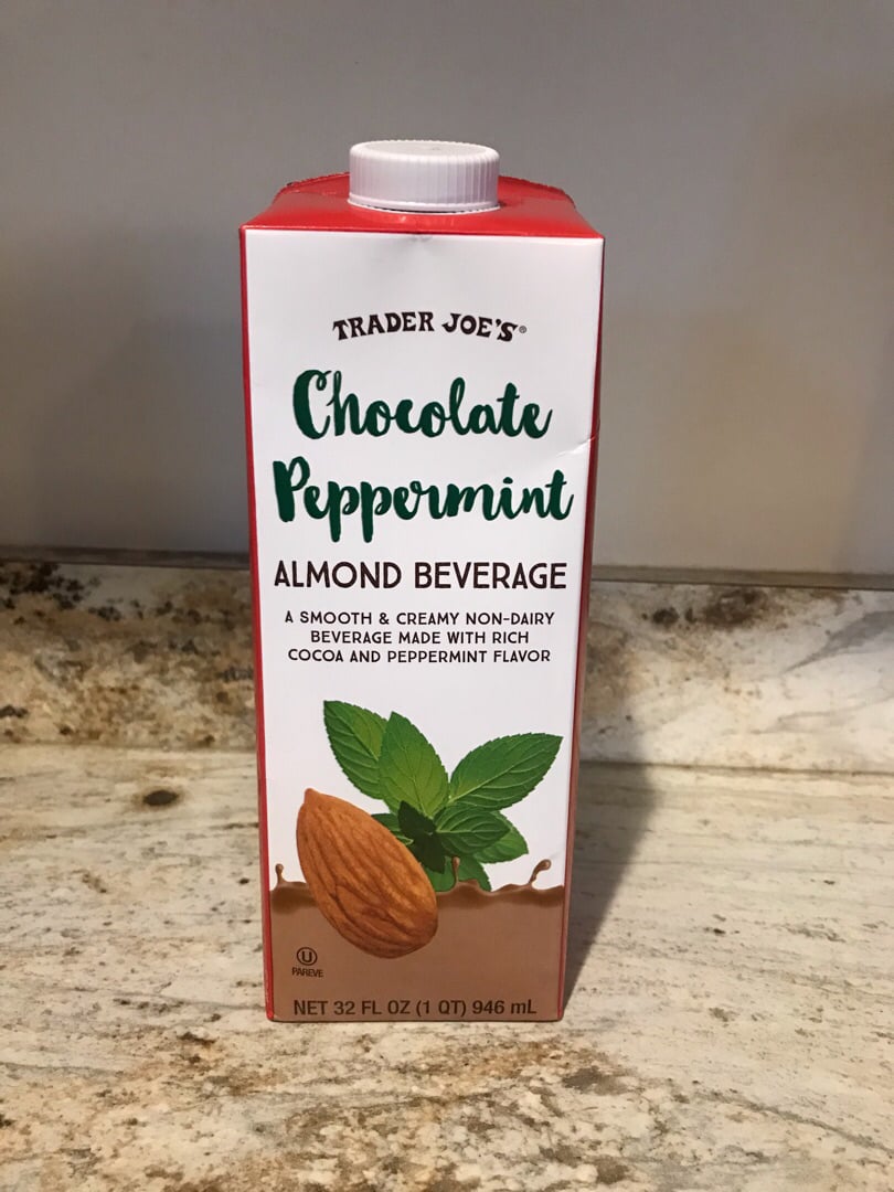 Chocolate Peppermint Almond Beverage from Trader Joe's - Vegan Product ...