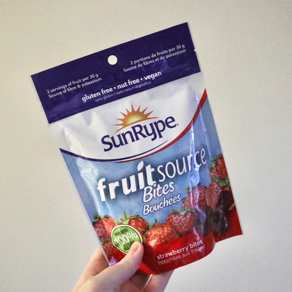 Fruit Source Strawberry Bites from Sun-Rype - Vegan Product Reviews ...