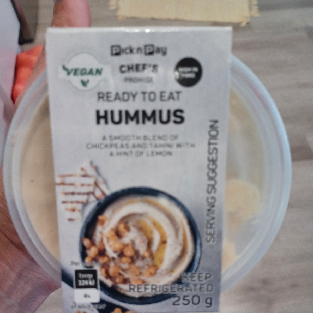 hummus from Pick n Pay - Vegan Product Reviews & Ratings | abillion