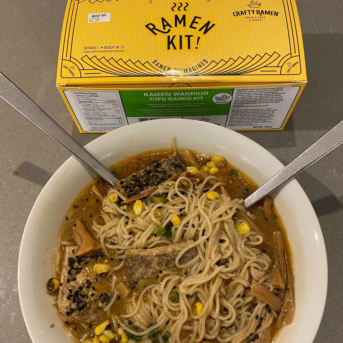Vegan Ramen Kit from Crafty Ramen - Vegan Product Reviews & Ratings ...