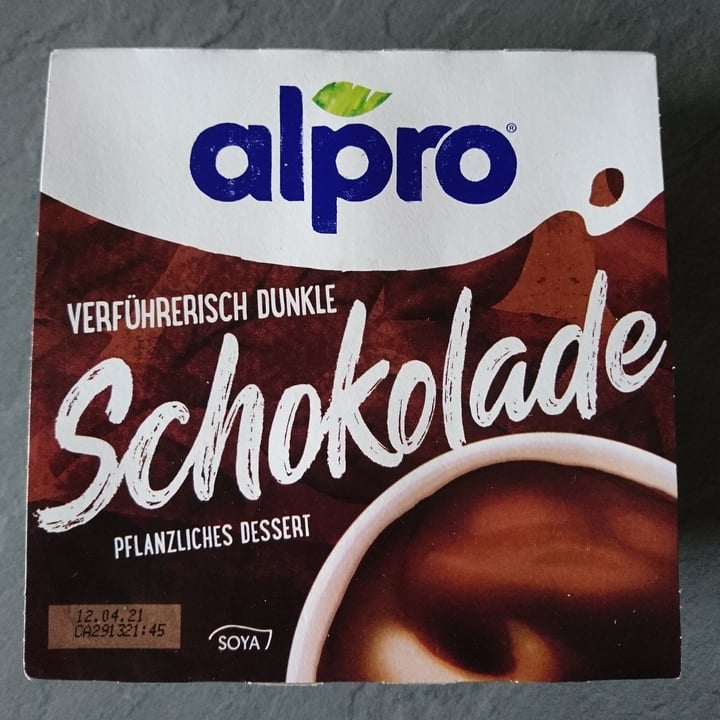 Alpro Devilish Dark Chocolate Dessert Review | abillion