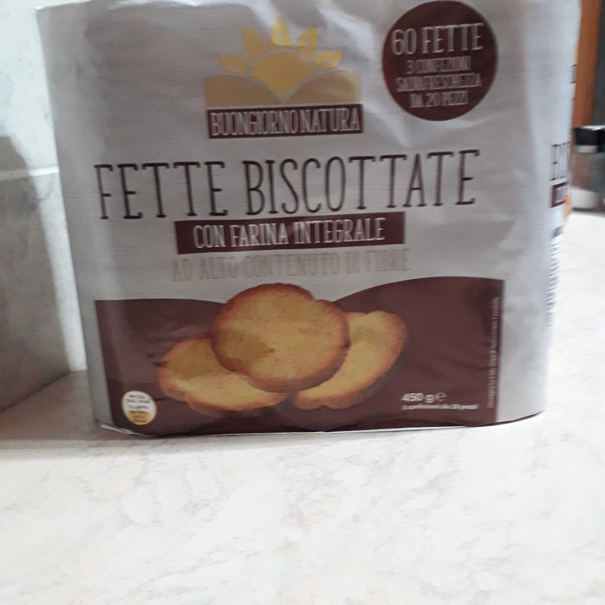 Fette biscottate con farina integrale from Buongiorno natura - Vegan ...